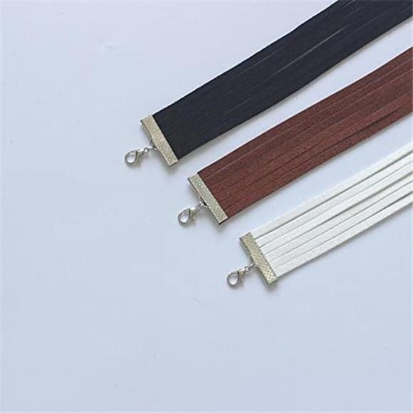 Jewelry | Fxmimior Brown Multilayer Straps Bound Punk Rock Choker ...